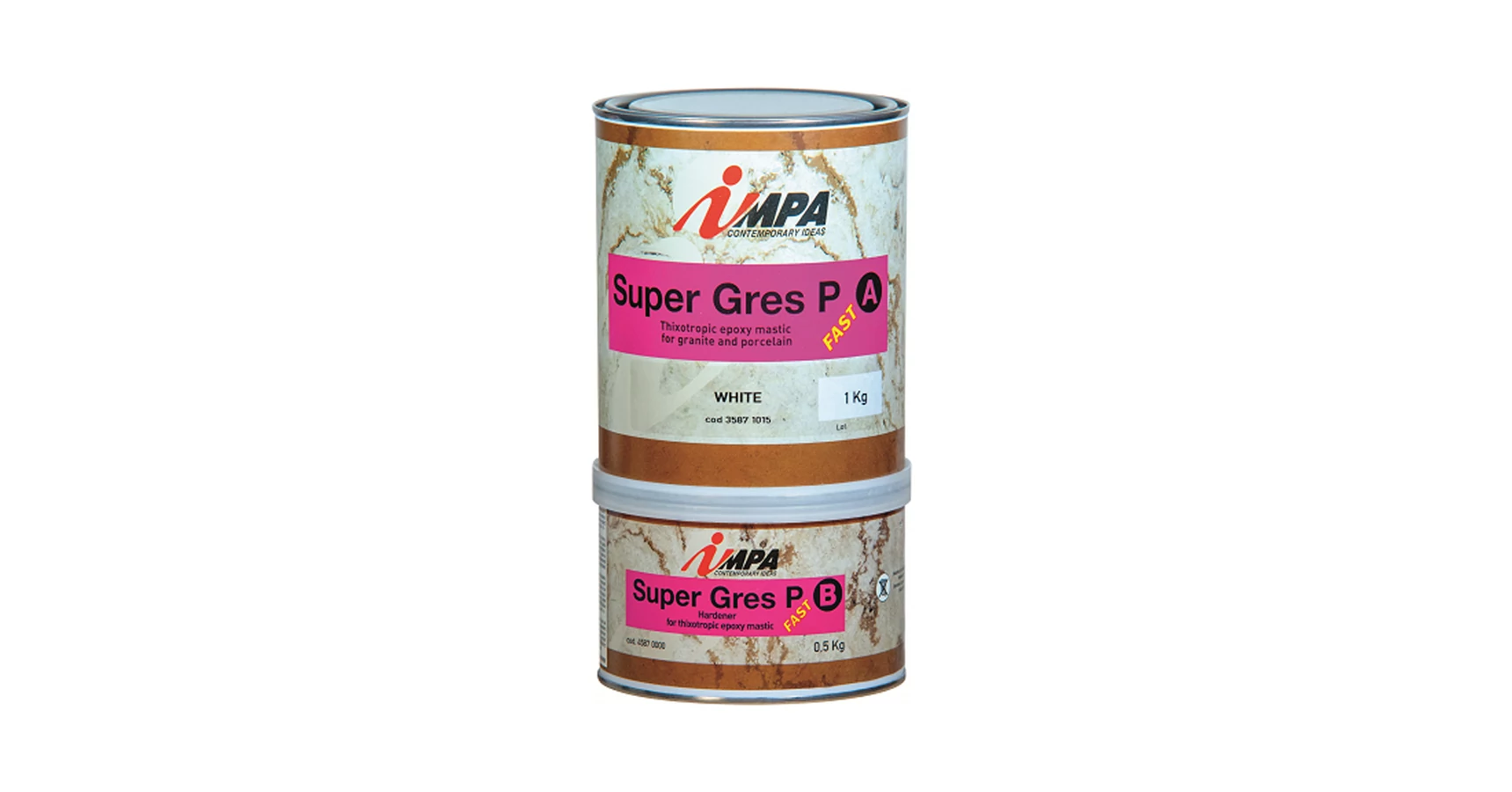 Impa Super Gres P Fast - epoxy kőragasztó - Fekete1,5 kg - IMPA ...